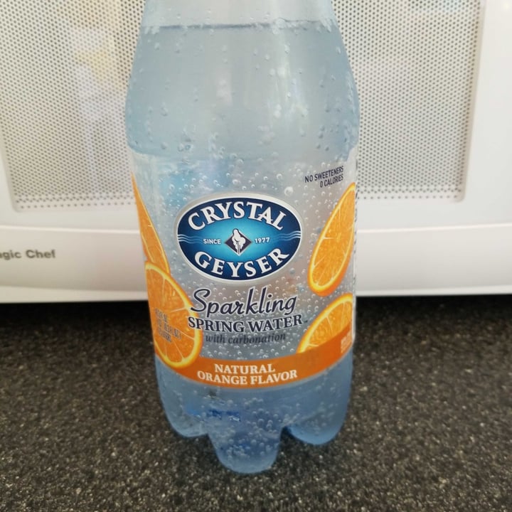 Crystal Geyser Sparkling Spring Water Orange Flavor Review | abillion