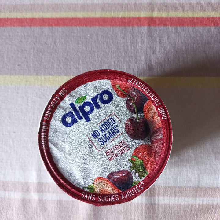 Alpro yogurt red fruits with dates Review | abillion