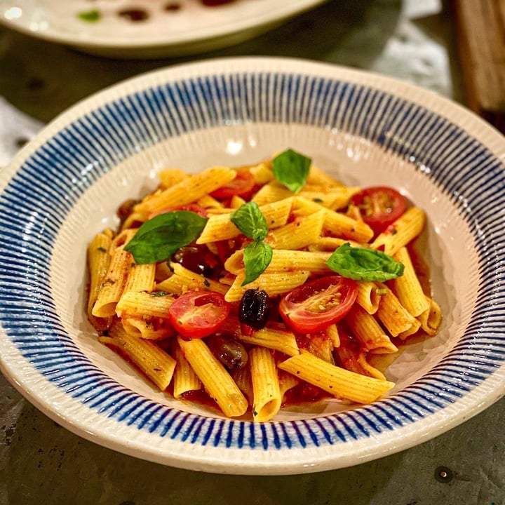 Jamie's Italian Orchard, Singapore Penne puttanesca (eggless pasta ...