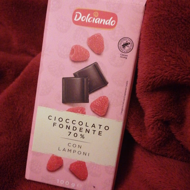 Dolciando Cioccolata Fondente 70% con Lamponi Review | abillion