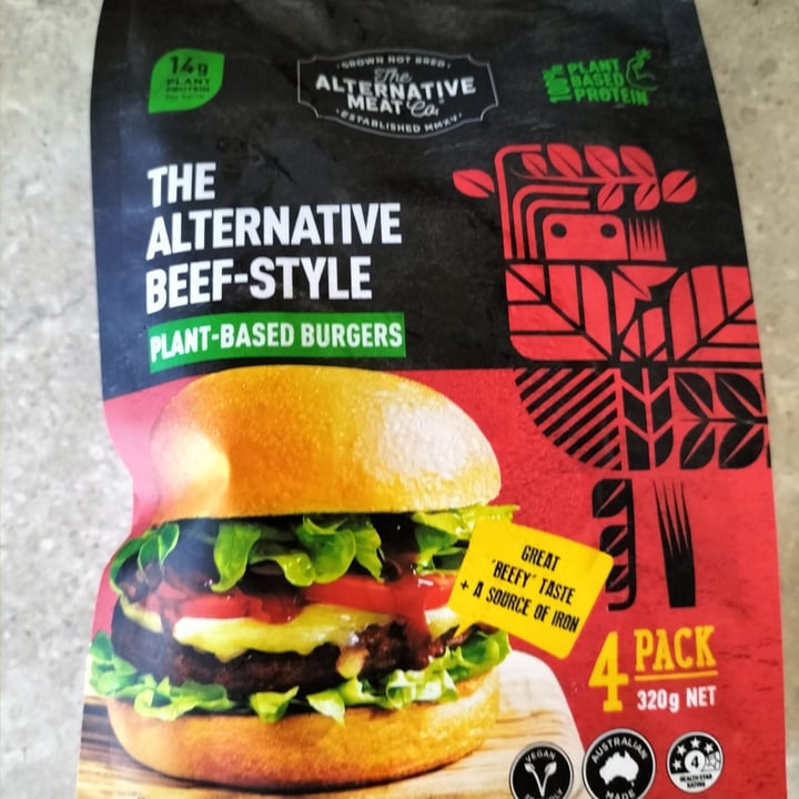 The Alternative Meat Co The alternative beef style plant base burgers ...
