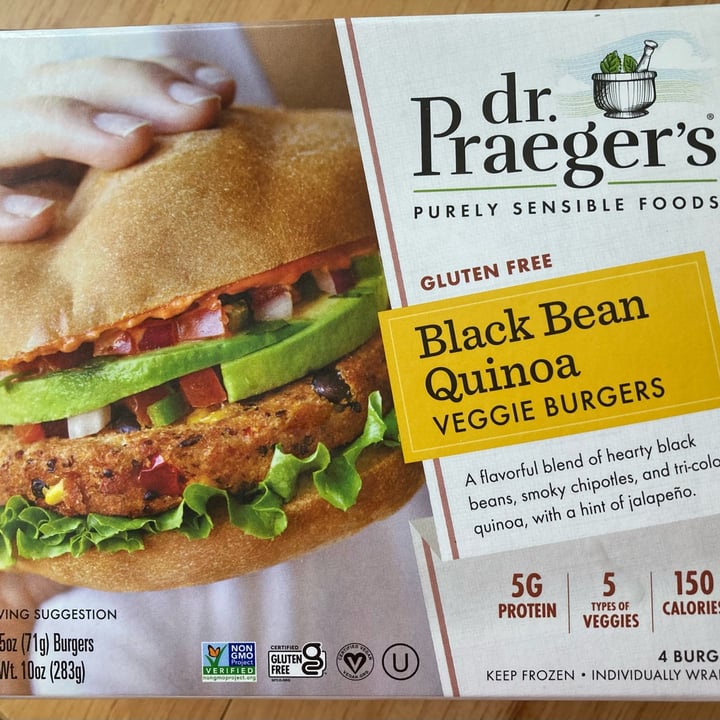 Dr. Praeger's Black Bean Quinoa Veggie Burgers Review | abillion