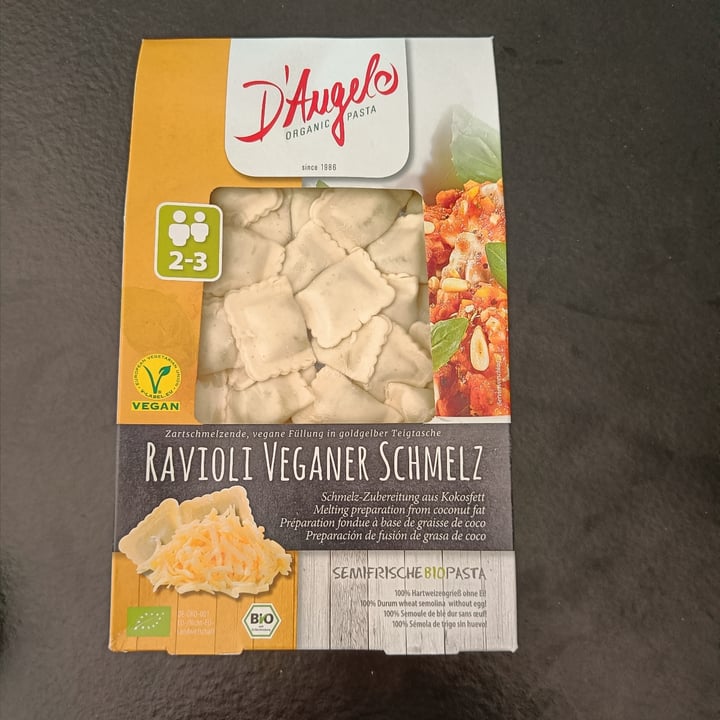 D'Angelo Ravioli con crema vegana fundida Review | abillion