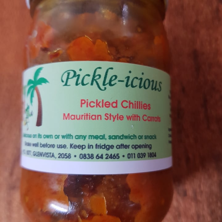 Pickle-licious Pickled Chillies Mauritian Style wich Carrots Review ...