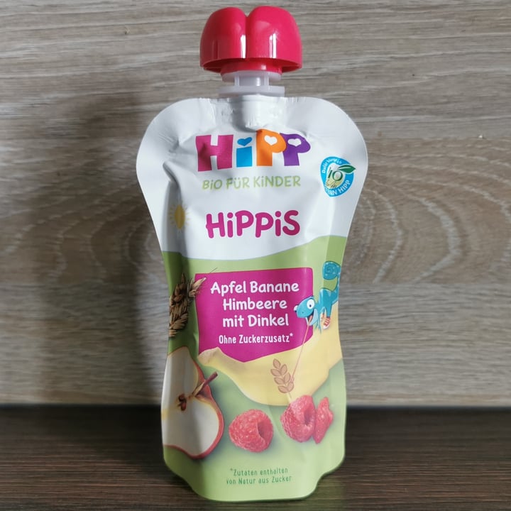 Hipp apple banana and raspberry squeeze pouch with spelt Review | abillion