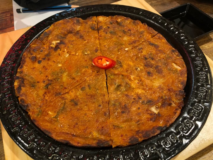 Daehwa Vegetarian Queenstown, Singapore Kimchi Jeon Review | abillion