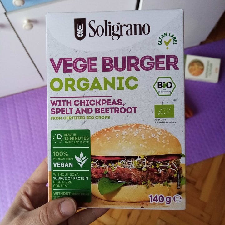 Soligrano Vege Burger Organic Review | abillion