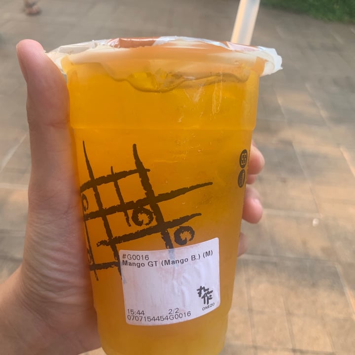 Onezo Mango Tea with Bubble Review | abillion