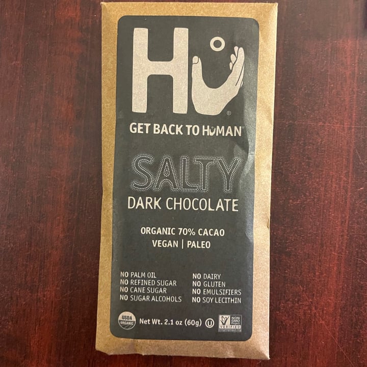 Hu Kitchen Salty Dark Chocolate 70% Cacao Review | abillion