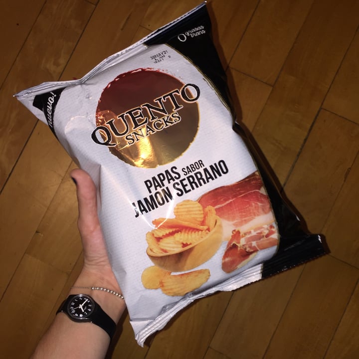 Quento Snacks Papas sabor Jamón Serrano Review | abillion