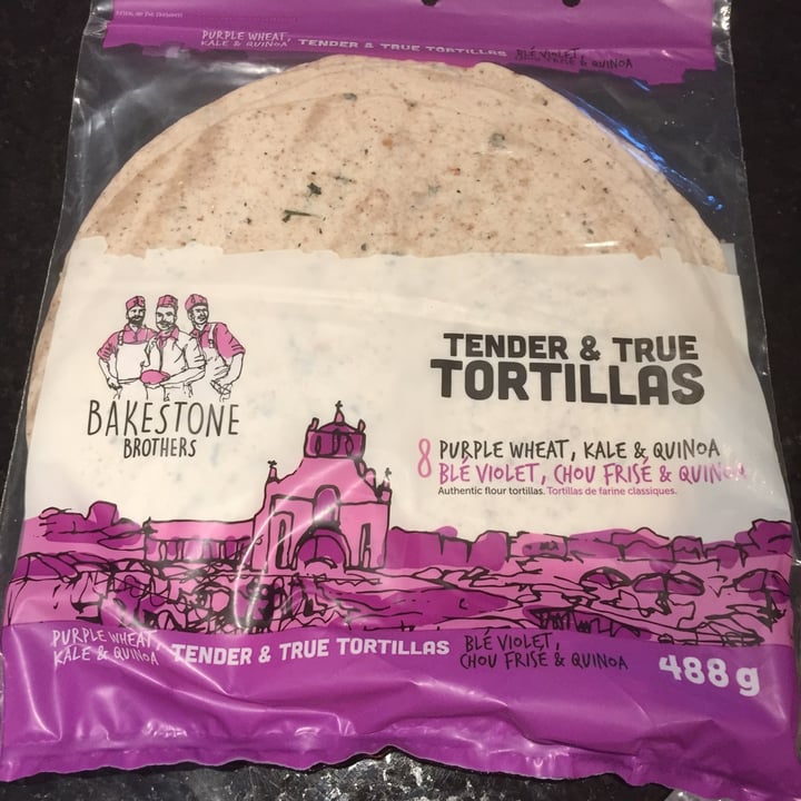 Bakestone Brothers Tender And True Tortillas Purple Wheat Kale And ...