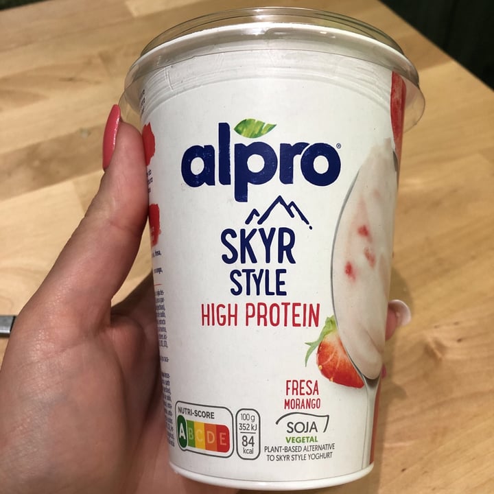Alpro Fresa Morango Soja Skyr Style High Protein Review | abillion