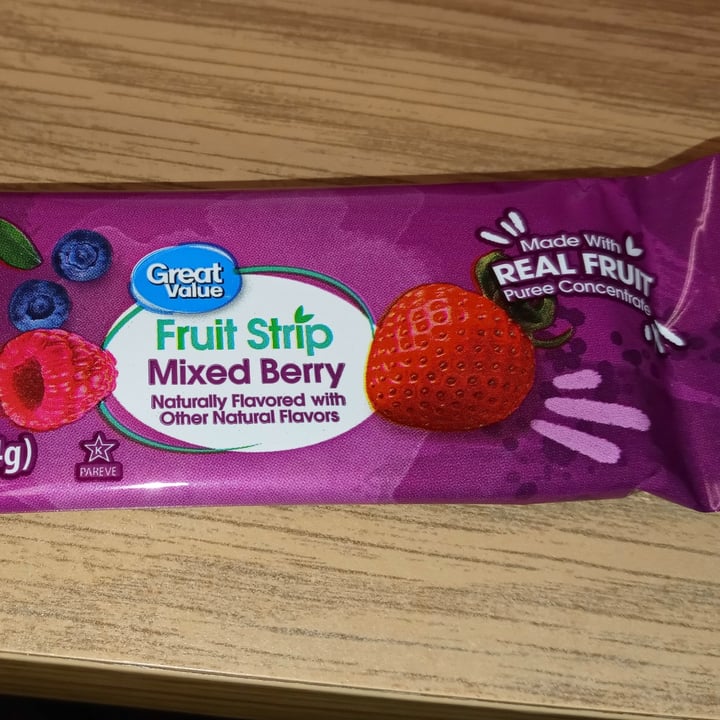 Great Value Mixed Berry Fruit Strip Reviews | abillion