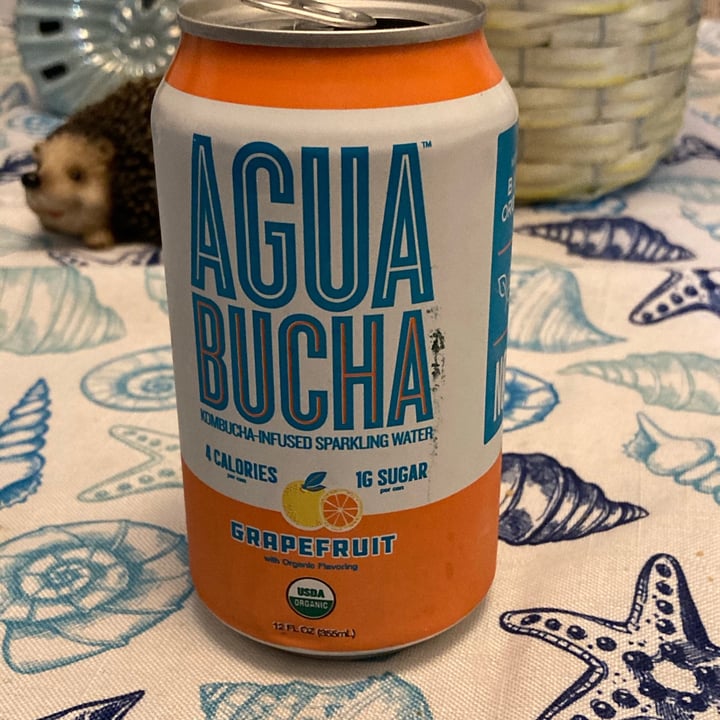 Agua bucha Grapefruit kombucha-infused sparkling water Review | abillion