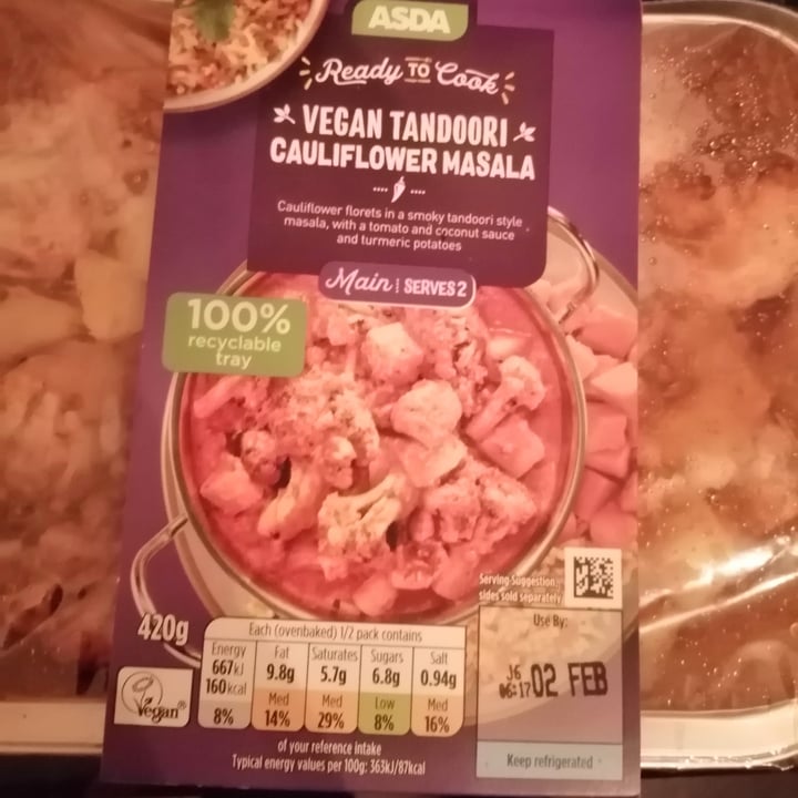 ASDA Vegan Cauliflower Tandoori Review | abillion
