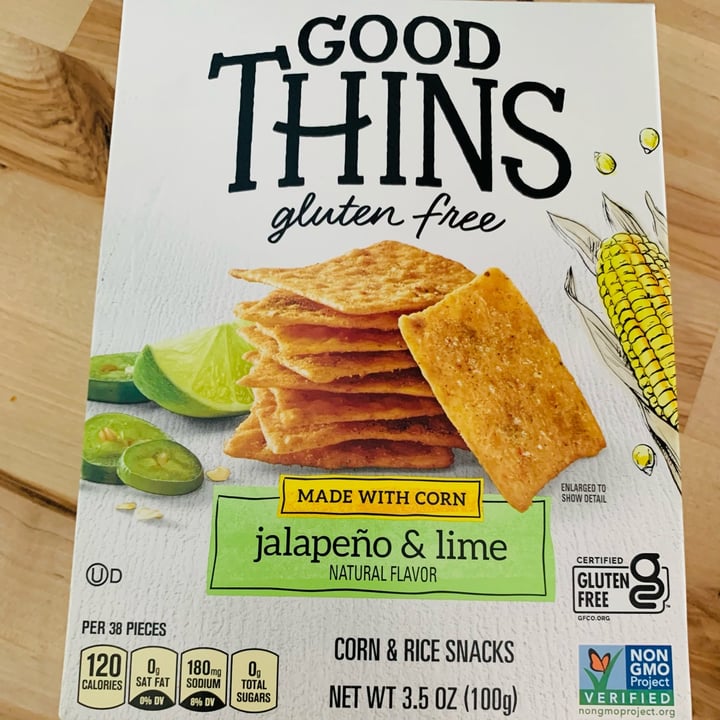 Good Thins Jalapeno & lime Corn & Rice Snacks Review | abillion