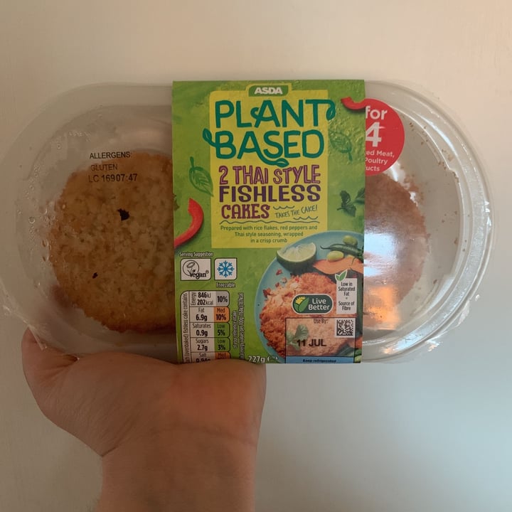 ASDA 2 Thai style fishless cakes Review | abillion