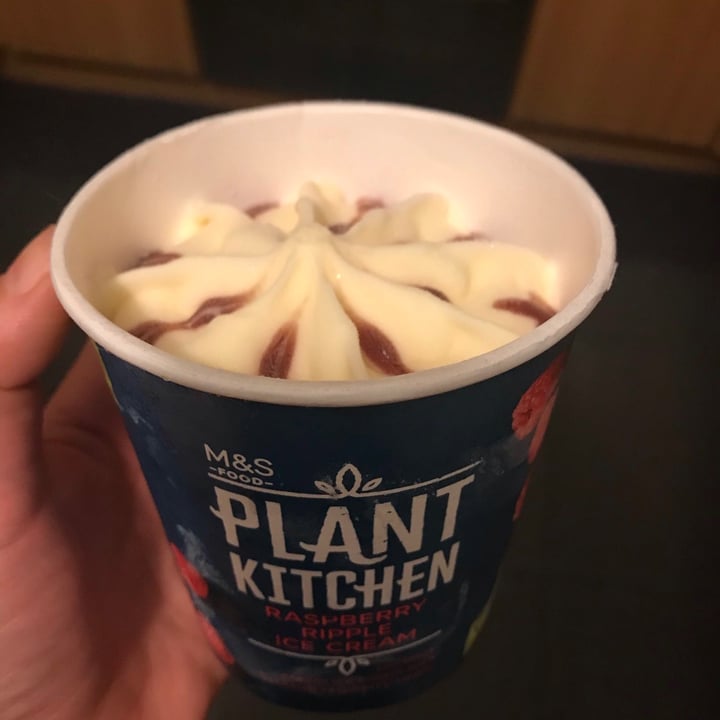 Plant Kitchen (M&S) Raspberry Ripple Ice Cream Review | abillion