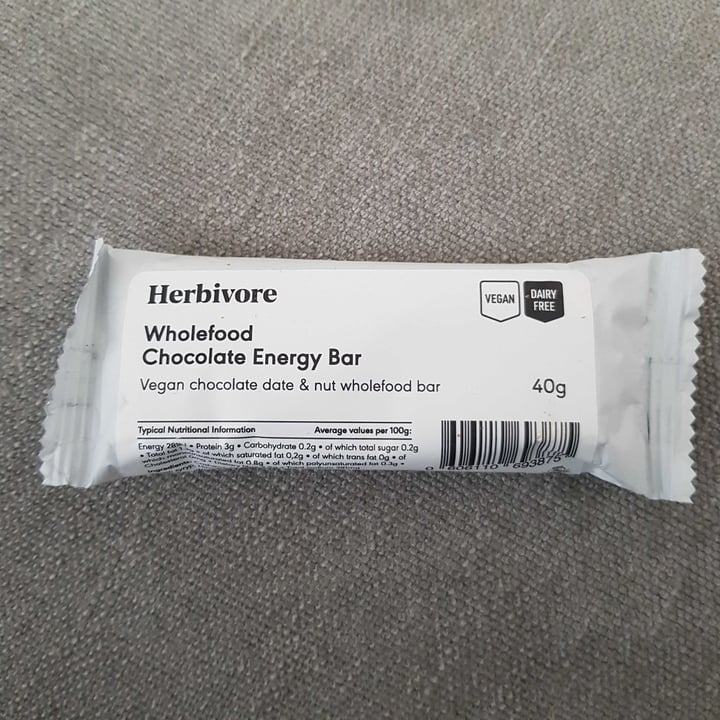 Herbivore Whole food Chocolate Energy Bar Review | abillion