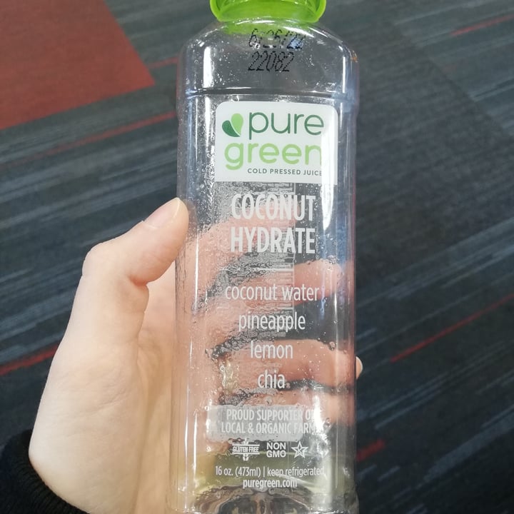 Pure green Cold Pressed Juice Coconut Hydrate Review | abillion