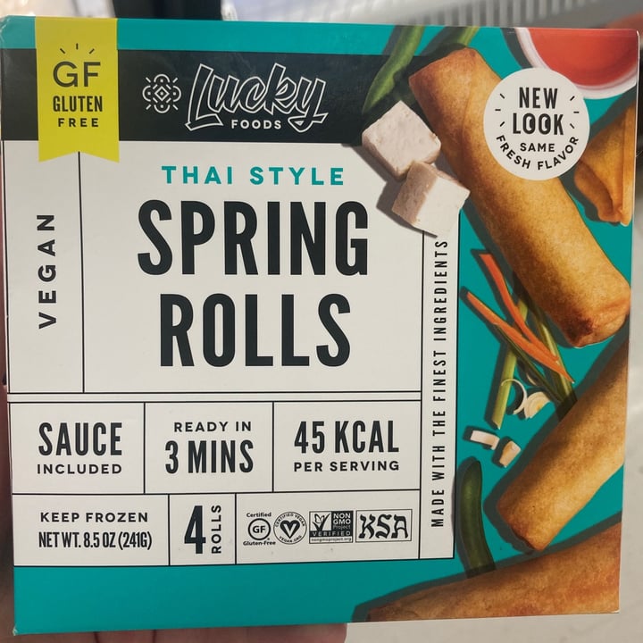 Lucky Foods Thai Style Spring Rolls Review | abillion