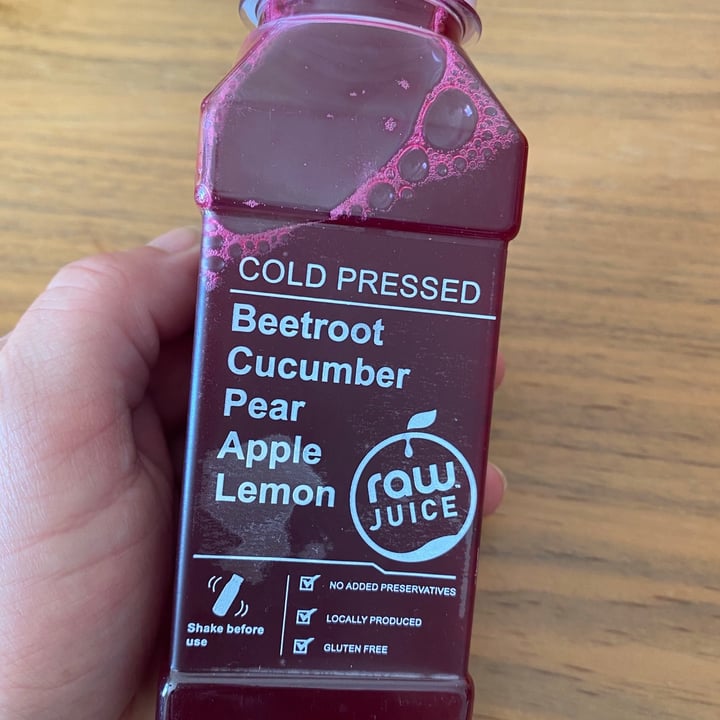 Raw juice Raw Juice Beetroot Cucumber Pear Apple Lemon Review | abillion