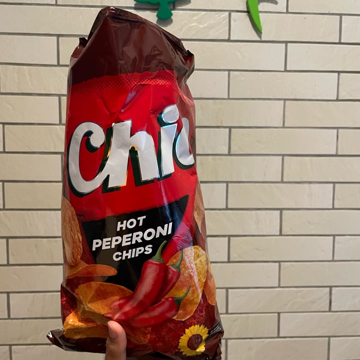 Chio Hot Pepperoni Chips Review | abillion
