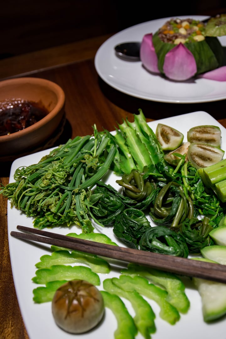 Hum Vegetarian, Lounge & Restaurant Bến Nghé, Vietnam Veggies with ‘Kho ...