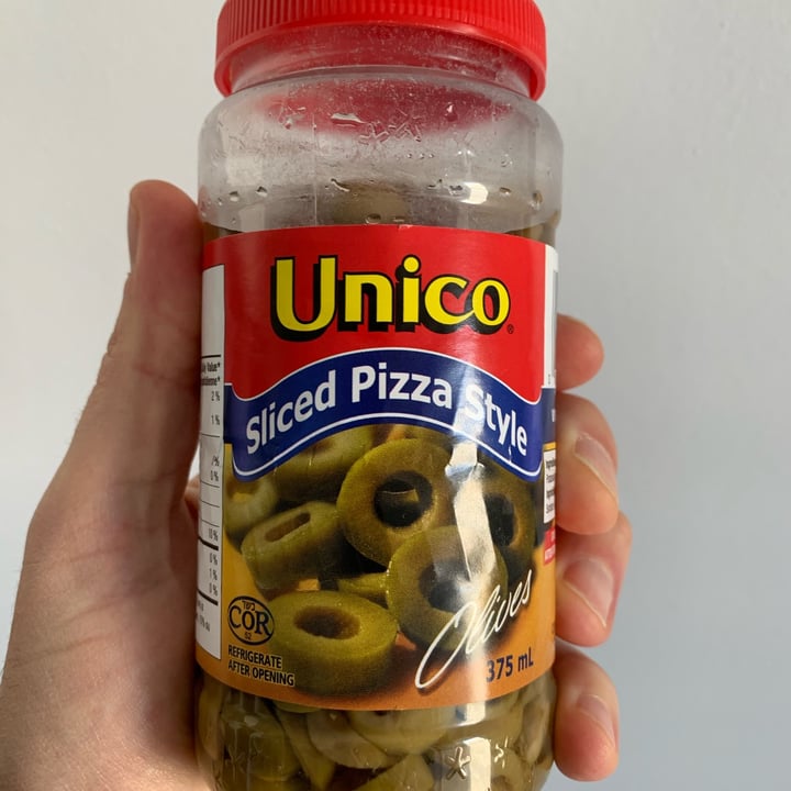 Unico Sliced pizza style olives Review | abillion