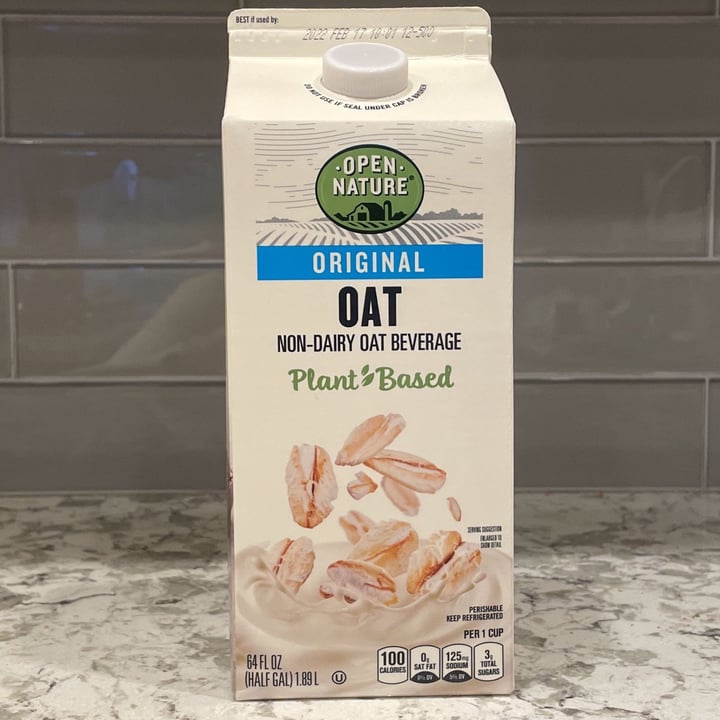 Open Nature Original Non-Dairy Oat Beverage Review | abillion