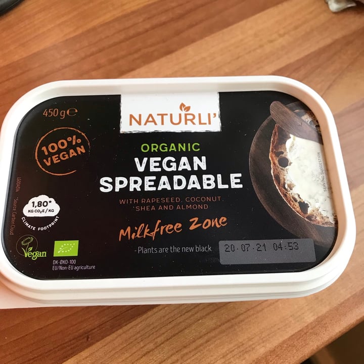 Naturli' Naturli’ organic vegan spreadable Review | abillion