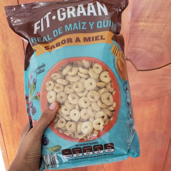 Fit graan Cereal de Maíz y Quinua Sabor a miel Review | abillion