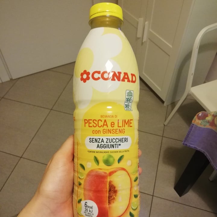 Verso Natura Conad Veg bevanda di pesca e lime Review | abillion