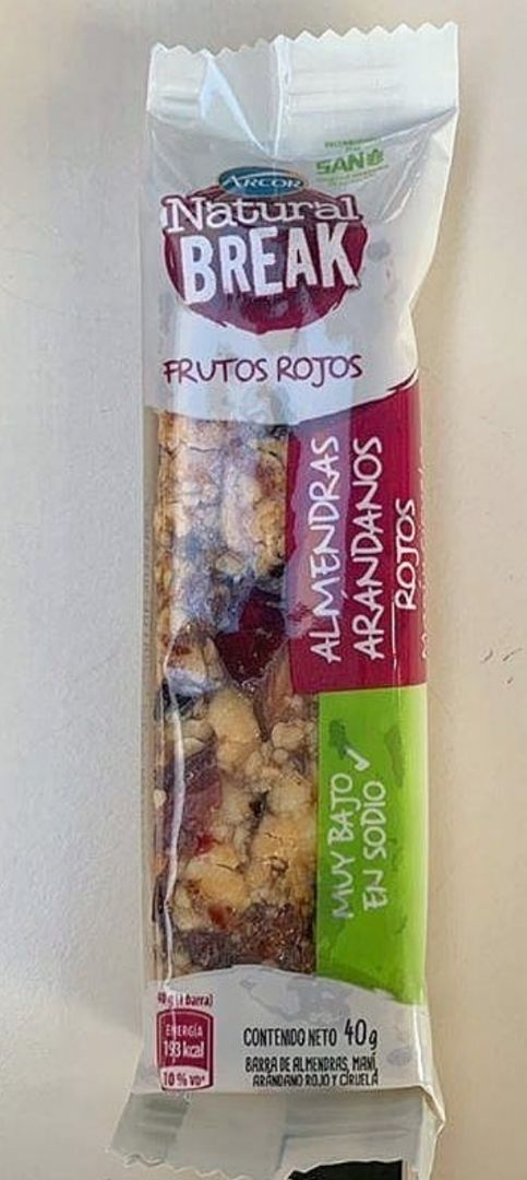 Arcor Natural Break Barra de Cereal Frutos Rojos Review | abillion
