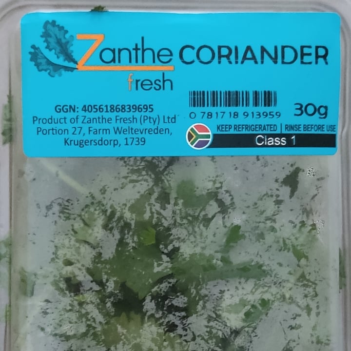 zanthe fresh coriander Review | abillion