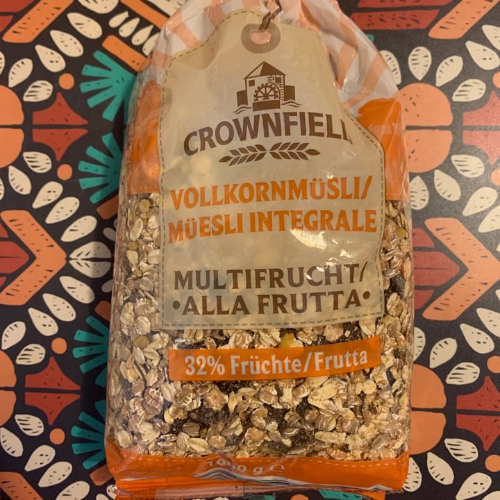 Crownfield Muesli integral con fruta Review | abillion