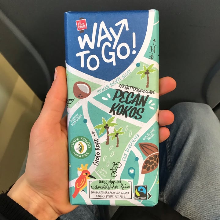 Fin Carré Way to go! Pecan & Coconut Chocolate Review | abillion