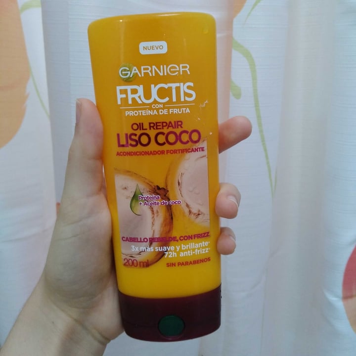 Garnier Fructis Garnier Fructis Oil Repair Liso Coco Acondicionador ...