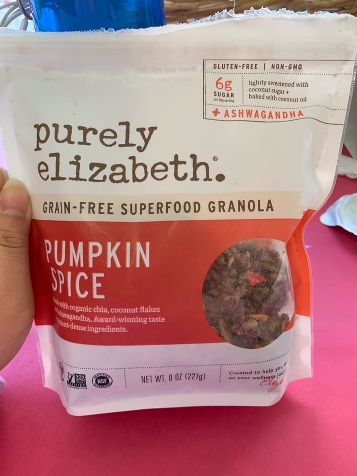 Purely Elizabeth Pumpkin spice Review | abillion
