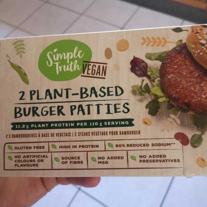 Simple Truth Plant-based Burger Patties Review | abillion