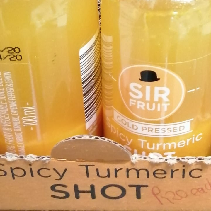 Sir Fruit Spicy Turmeric Shot Review | abillion