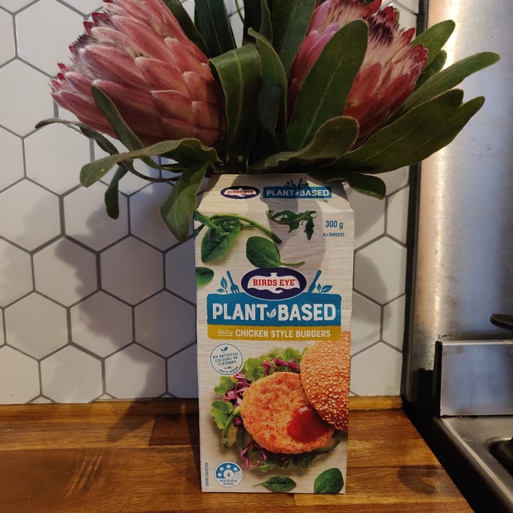 Birdseye plant based chicken style burgers Review | abillion