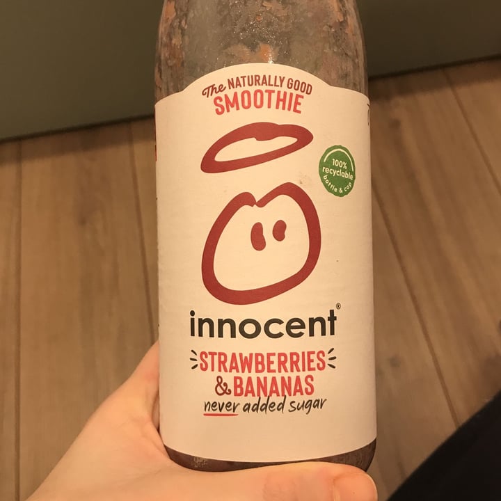 Innocent Smoothie Strawberries & Bananas Review | abillion