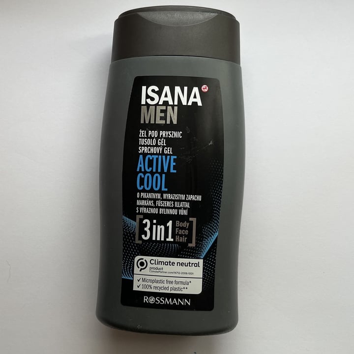 Isana Men żel pod prysznic active cool Review | abillion