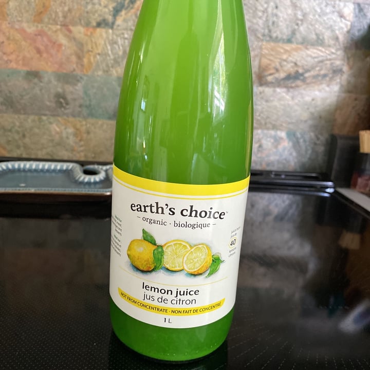 Earth's Choice Pure Lemon Juice Review | abillion