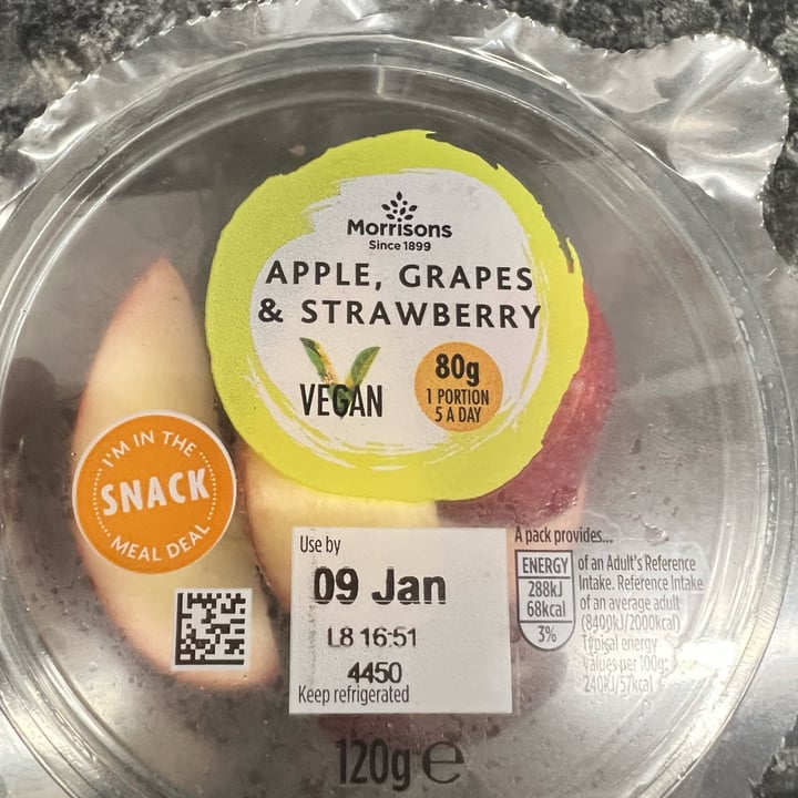 Morrisons Apple, grapes and strawberry pot Review | abillion