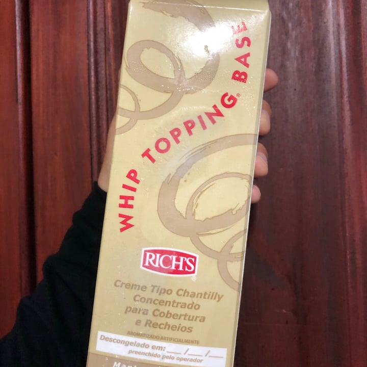 Richs Whip Topping Base Review | abillion