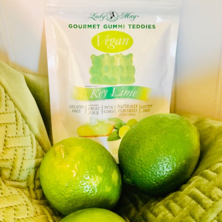 Lady May Sweets and Confections Key Lime Vegan Gourmet Gummi Teddies ...
