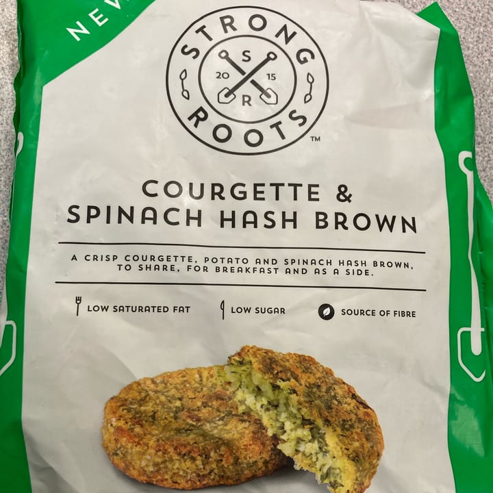 Strong Roots Courgette And Spinach Hash Browns Review | abillion