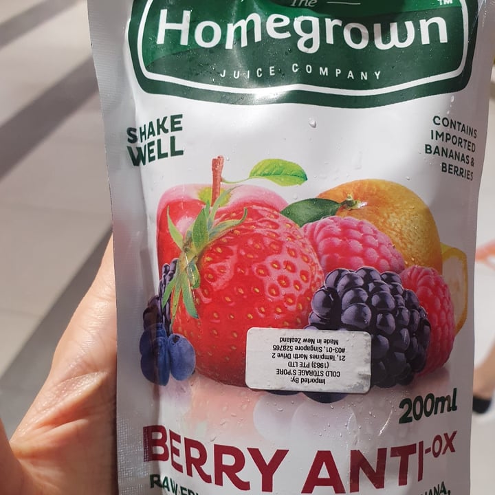Homegrown Juice Company Berry Anti-Ox Review | abillion